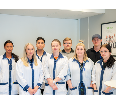 Newly certified employees at Inission Munkfors - Inission